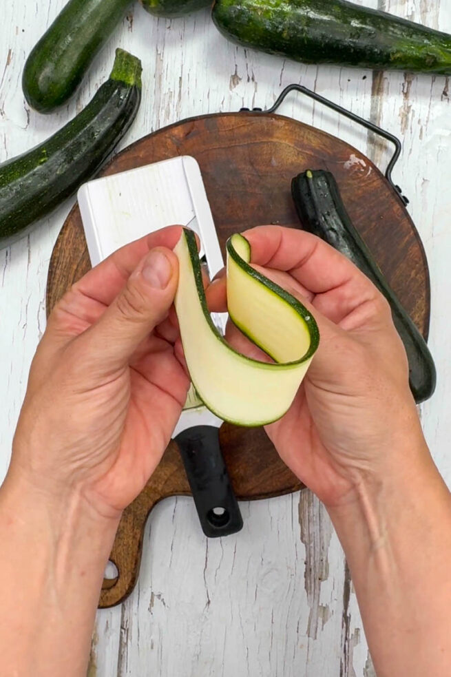 Courgette Bake with Spinach Ricotta Filling