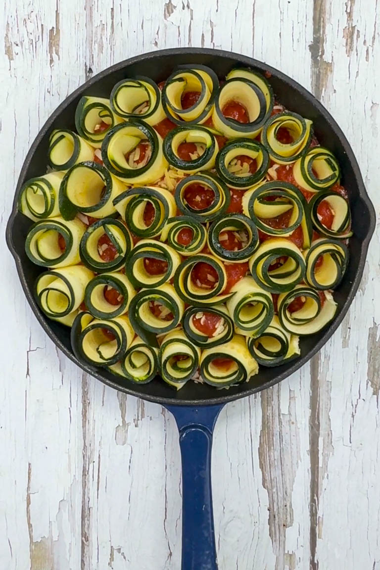 Courgette Bake with Spinach Ricotta Filling