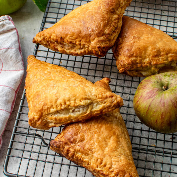 Easy Apple Turnovers Recipe with Homemade Stewed Apples