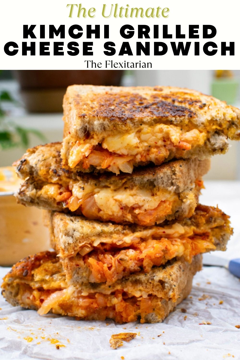 Delicious Kimchi Grilled Cheese Sandwich Recipe