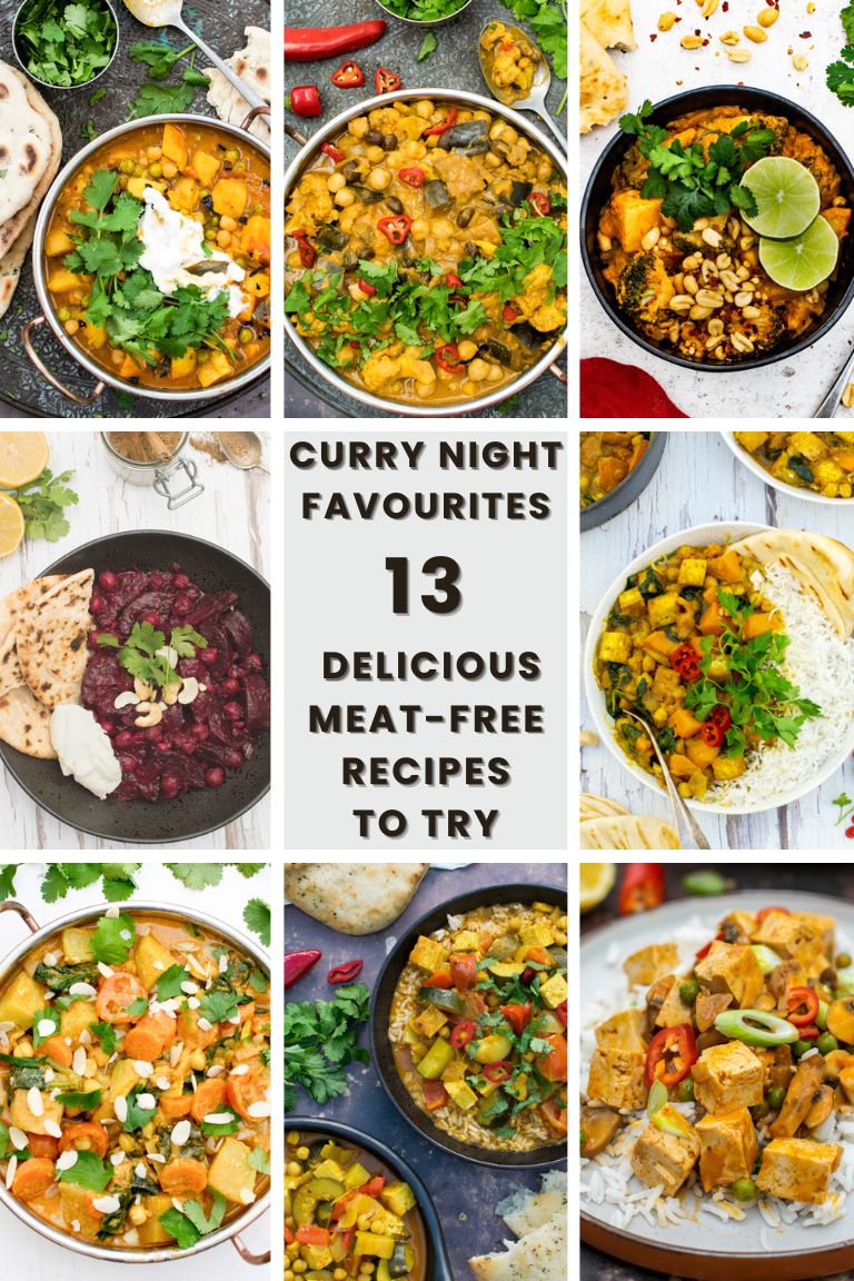 Curry Night Favourites: 13 Delicious Meat-Free Recipes to Try