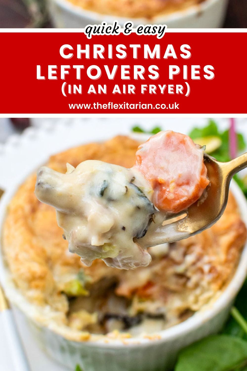 Christmas Leftovers Pies (in an Air Fryer)